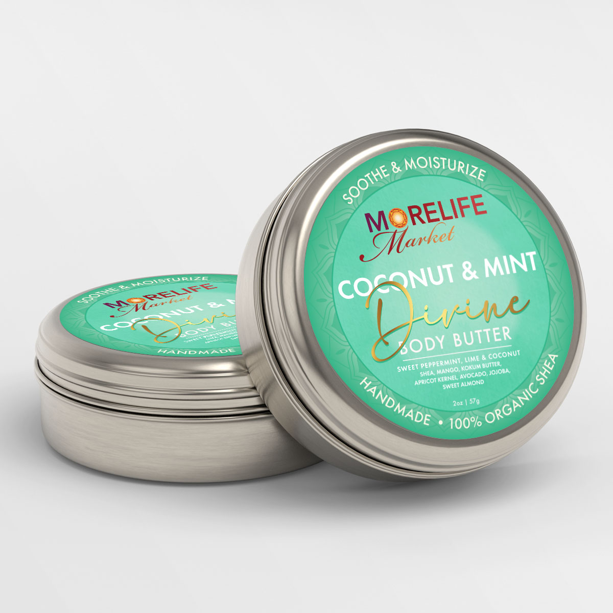 Coconut-Mint Body Butter - Body Care Products - MoreLife Market