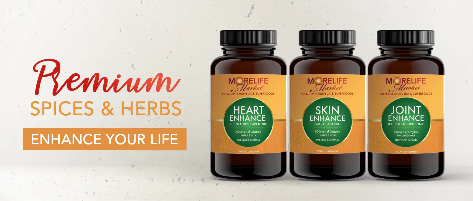Shop Morelife Market — Ayurvedic Teas, Herbs Oils and More!